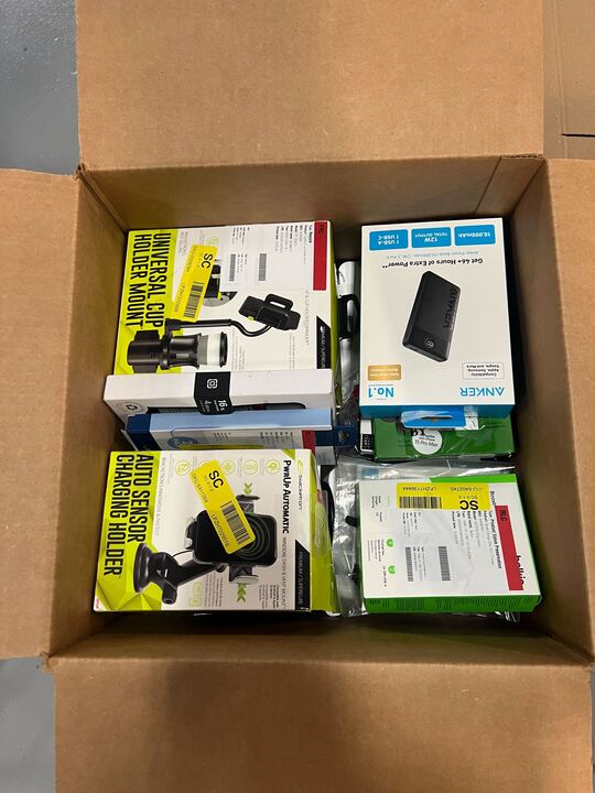 BOX OF RETURNS (Electronics) - ITEMS 32 - MSRP $1,471.72 – Hitex Wholesale